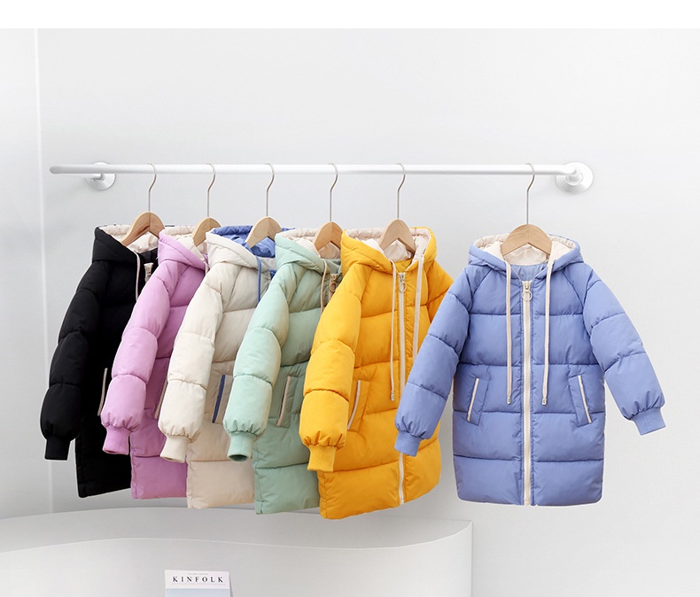 Toddler Baby Boys Girls Winter Coats Children Jackets Thick Long Kids ...