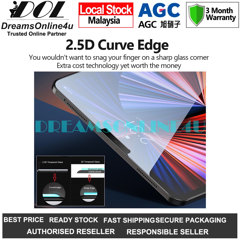 PsDs Japan AGC Glass 2.5D 4K UHD Zero Fingerprint Flagship Tempered ...