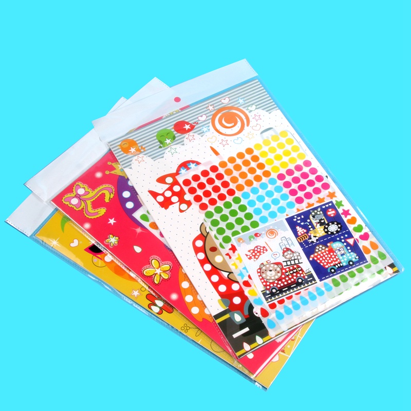 1PCS Children's Handmade Colored Paper Stickers Baby DIY Paper ...