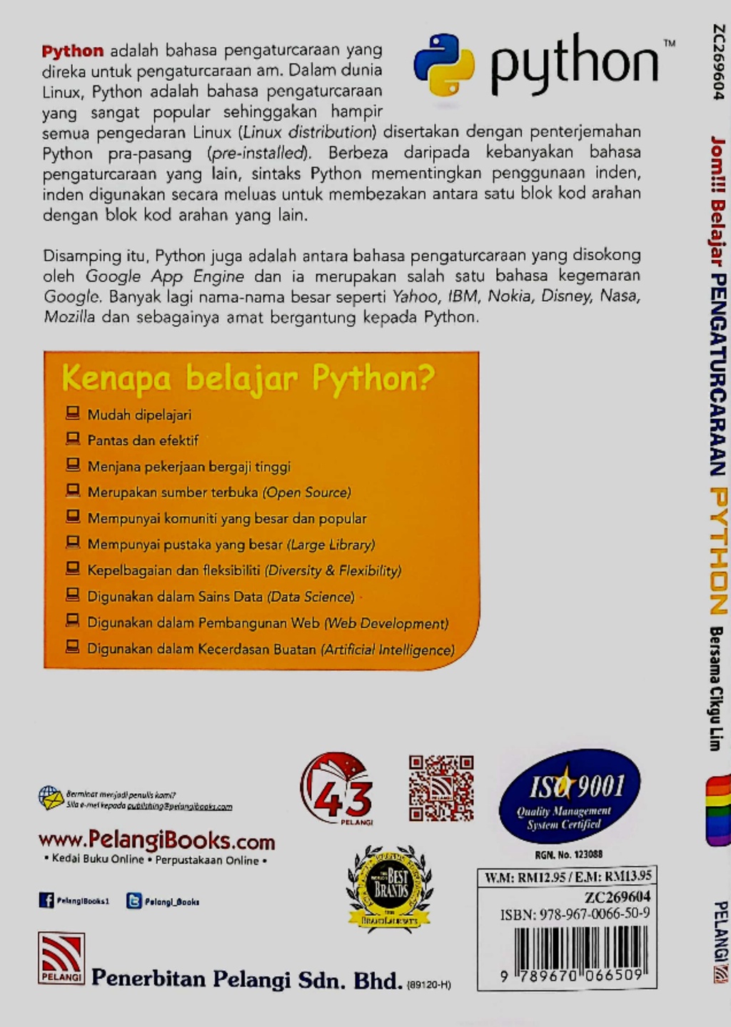 JOM!!! BELAJAR PENGATUCARAAN PYTHON BERSAMA CIKGU LIM- ASAS SAINS ...