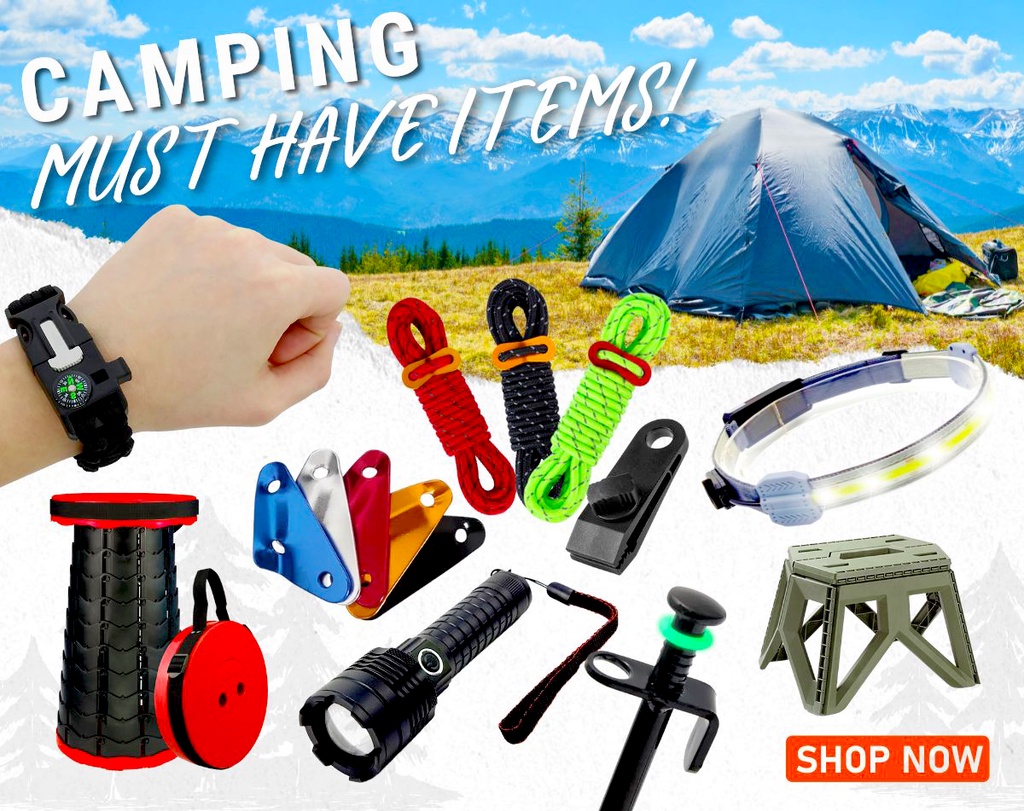 40/30/20cm Tent Peg With Neon Ring Pancang Khemah Besi Camping Peg Nail ...