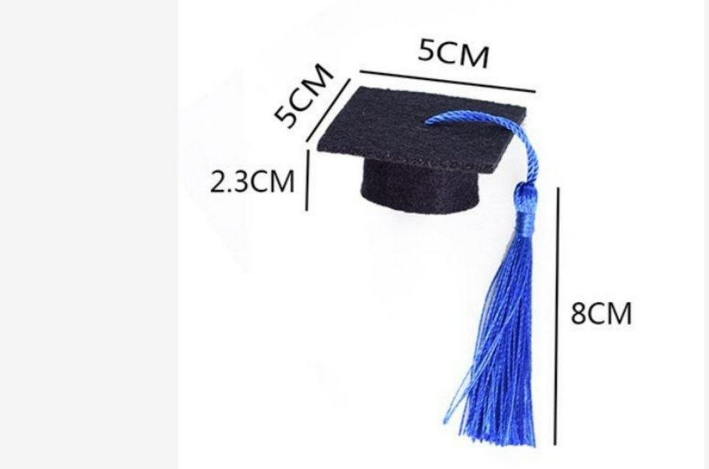 Mini Cap Convocation Graduation Mini Convo Cap for DIY Flower Cap 迷你毕业帽 ...