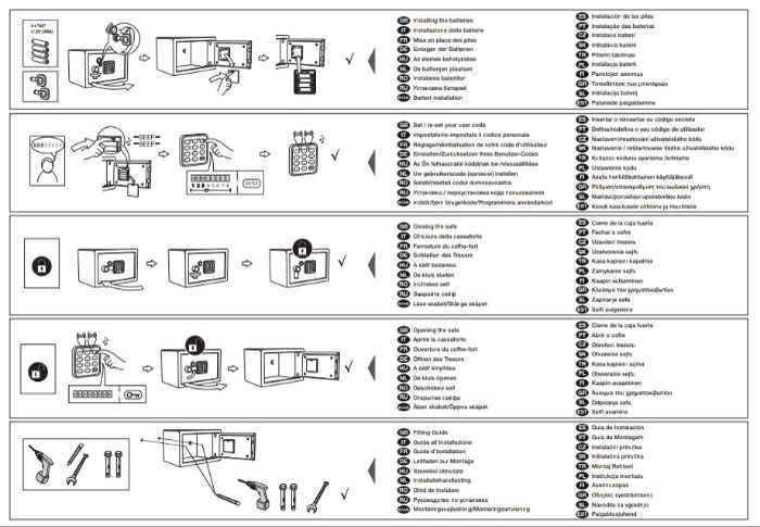Yale YSV/250/DB1 Home Electronic Safe Box (Medium) | Shopee Malaysia