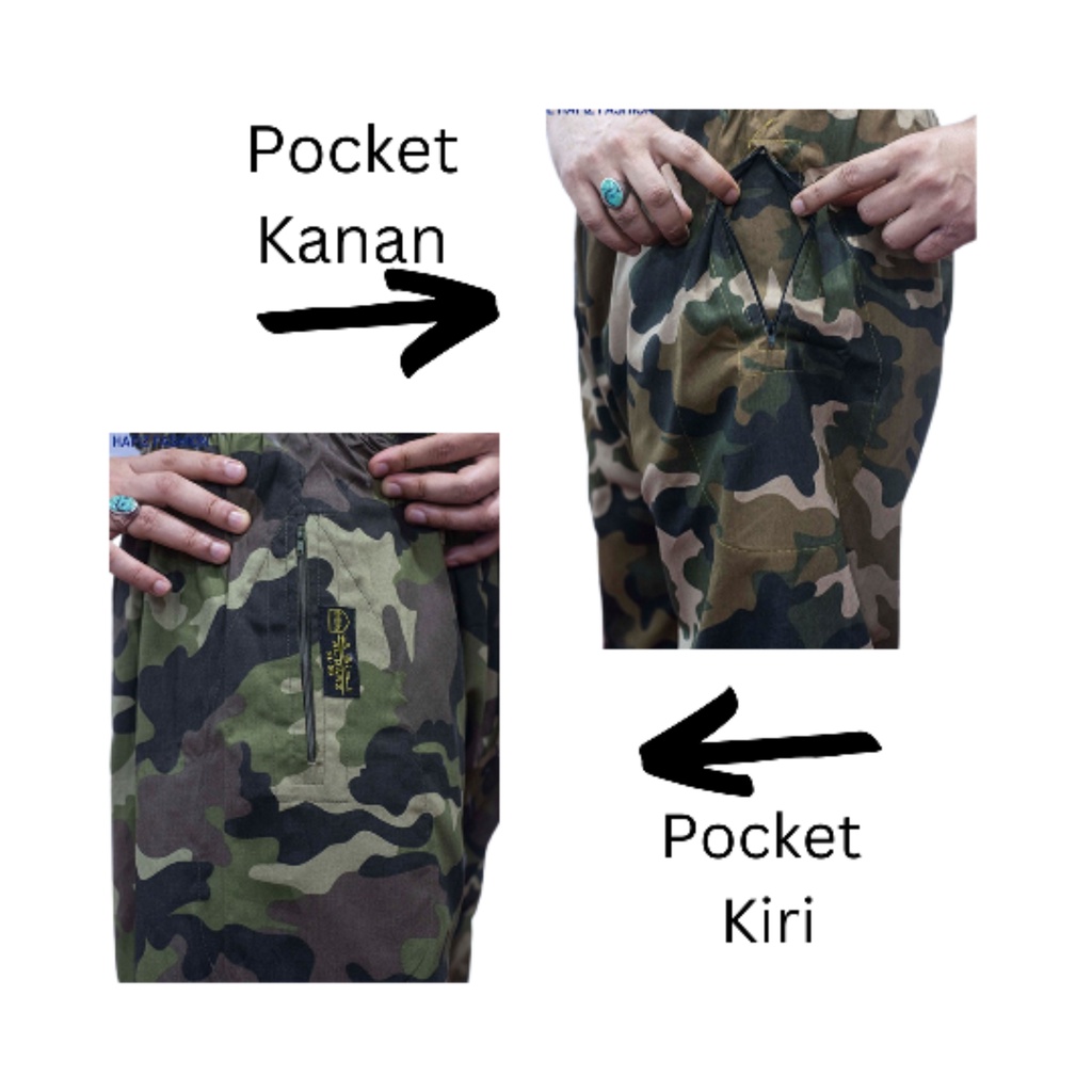 Seluar Ibadah Corak Askar Cawat Labuh Cotton Kain Tebal / Seluar Umrah ...