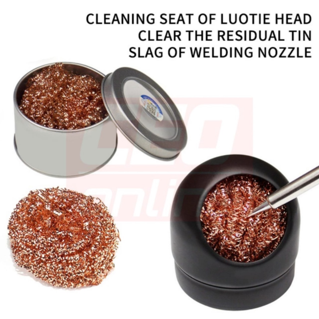 CEO 🇲🇾 Cleaning Ball Desoldering Soldering Iron Mesh Filter Cleaning ...