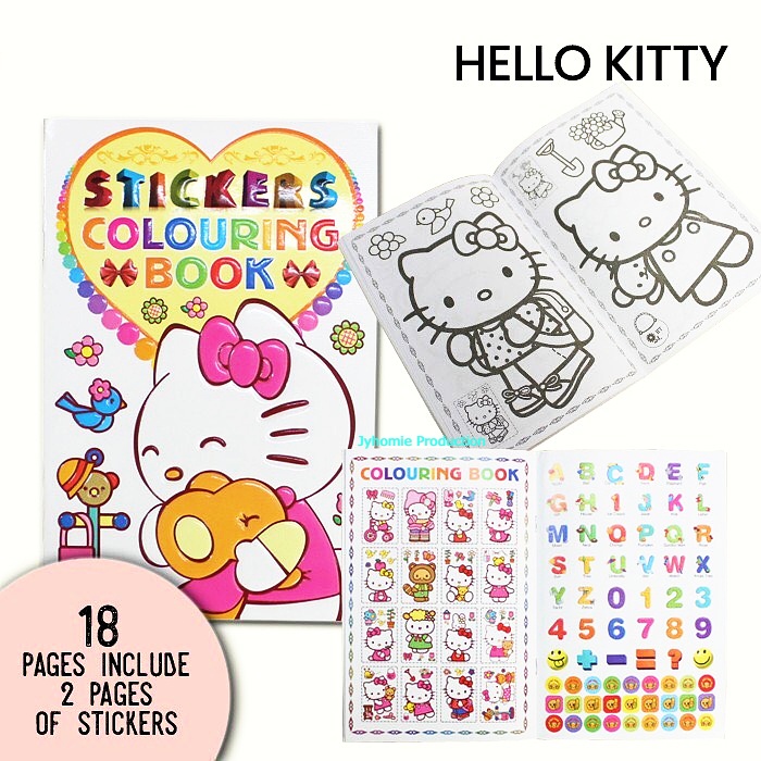 Coloring Book for Kids Color Book Sticker Book Children Book Colour ...