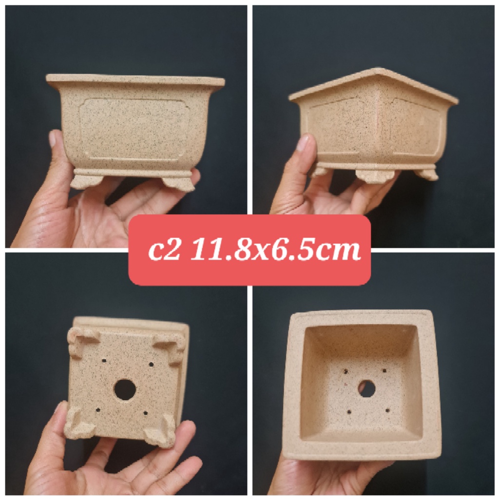 bonsai pot gaya klasik 03 美丽的盆景花盆 pasu bonsai cantik dan murah | Shopee ...