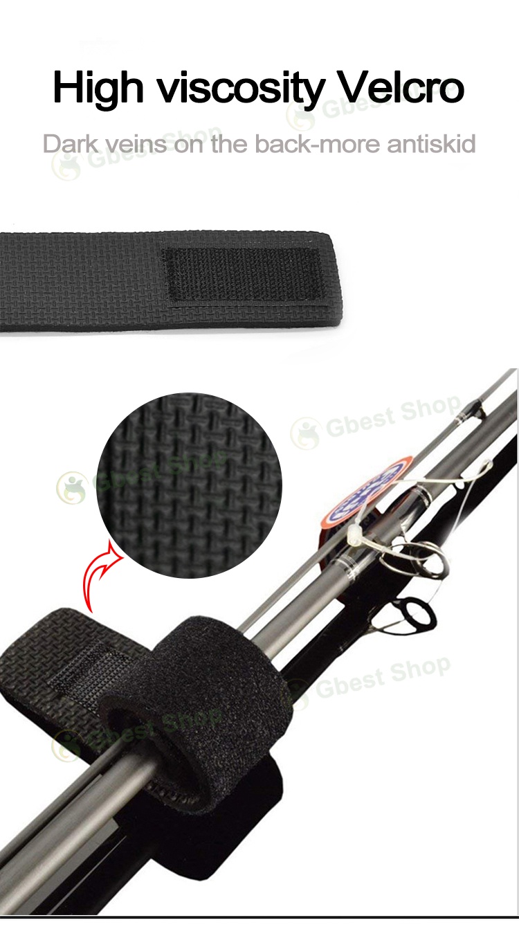 Fishing Rod Carrier Strap Sling Band Adjustable Shoulder Belt Travel ...