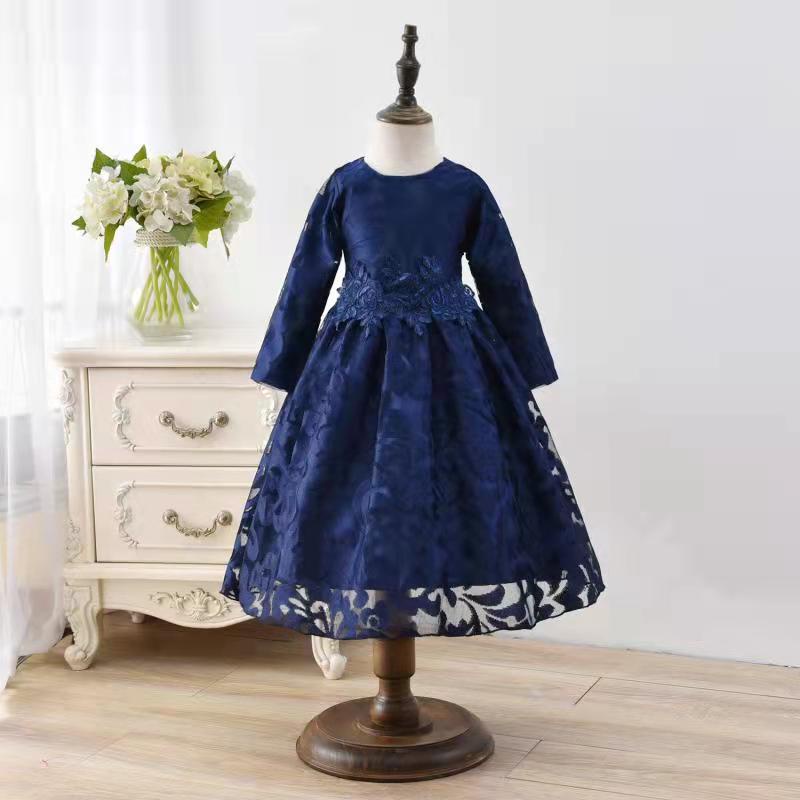 Girl Fashion Lace Jubah Baju Raya Budak 2025 Gaun Budak Perempuan ...