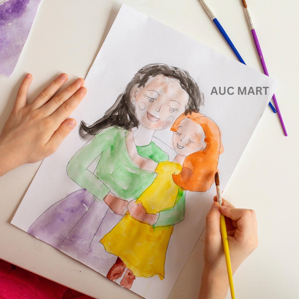 Apron Kid Art With Sleeve / Pelindung Mewarna Kanak - kanak / Kids Tak ...