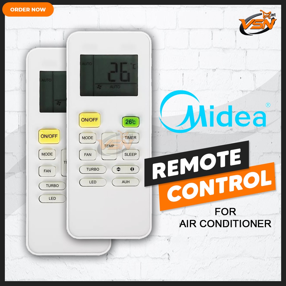 MIDEA KS-MD01V UNIVERSAL REMOTE CONTROL K-MD1357 for RG52A2/BGEF RG52G ...