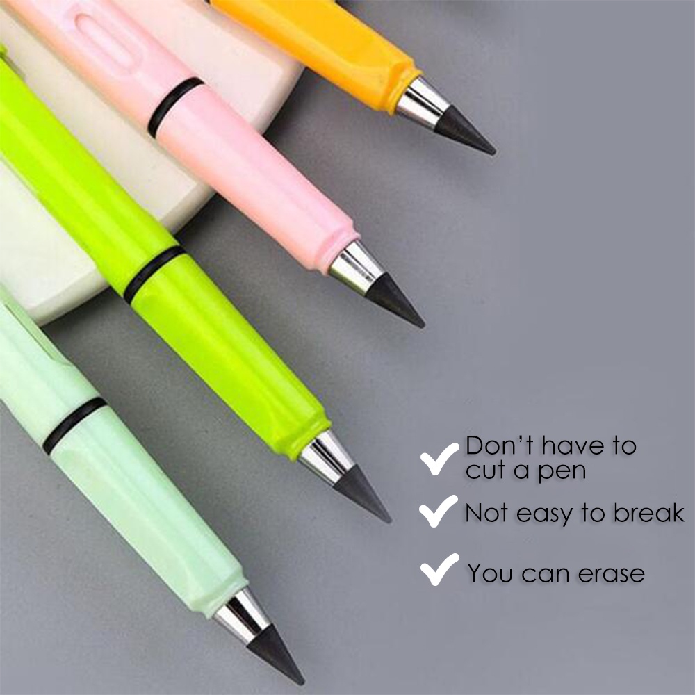 BSU FREE ERASER Eternal Pencil Permanent Erasable No Need Sharpening ...