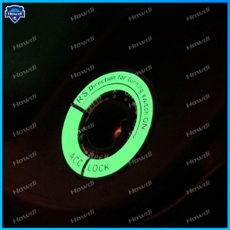 Luminous Car Keyhole Sticker 3D Motorcycle Decal Decoration Luminous ...