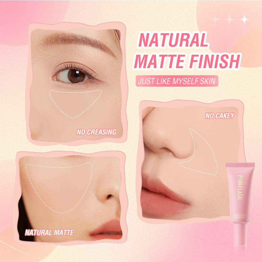 PINKFLASH PF-F03 OhMySelf Weightless Lasting All Day High Coverage Oil ...