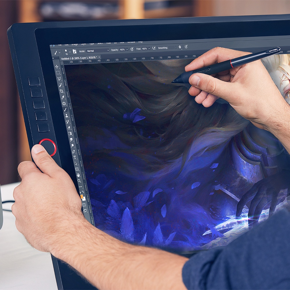 XPPen Artist 24 Pro 2K Graphic Drawing Monitor Pen Display Graphics ...