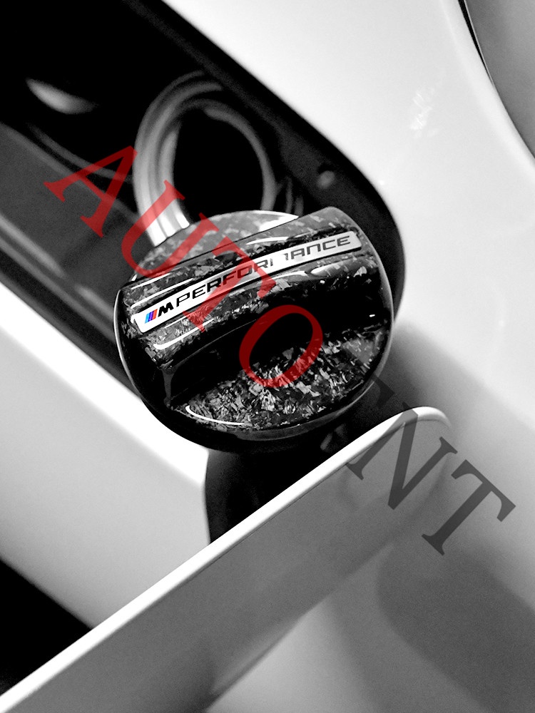 Car Fuel Tank Oil Gas Cap Cover Dry Carbon Fiber For BMW E90 E92 F30 ...