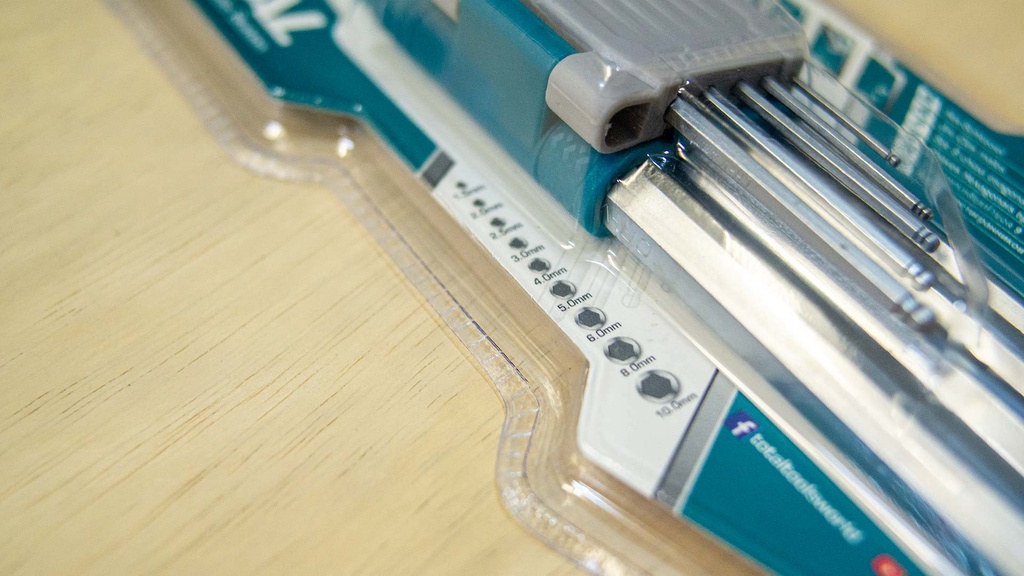 TOTAL 9 Pcs Ball Point Hex Allen Key Set 球型头内六角扳手套装 - THT106291 ...