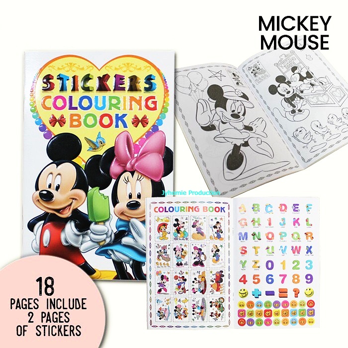 Coloring Book for Kids Color Book Sticker Book Children Book Colour ...