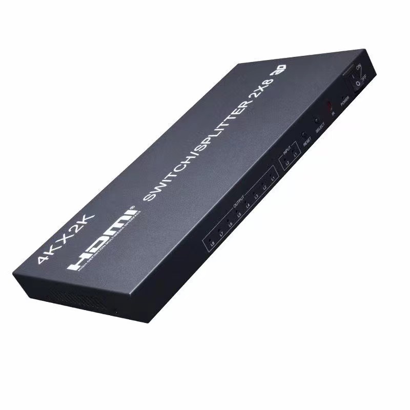 2x8 HDMI 4K Switch Splitter 4K 2-IN8-OUT COMBO MATRIX SWITCHER ...
