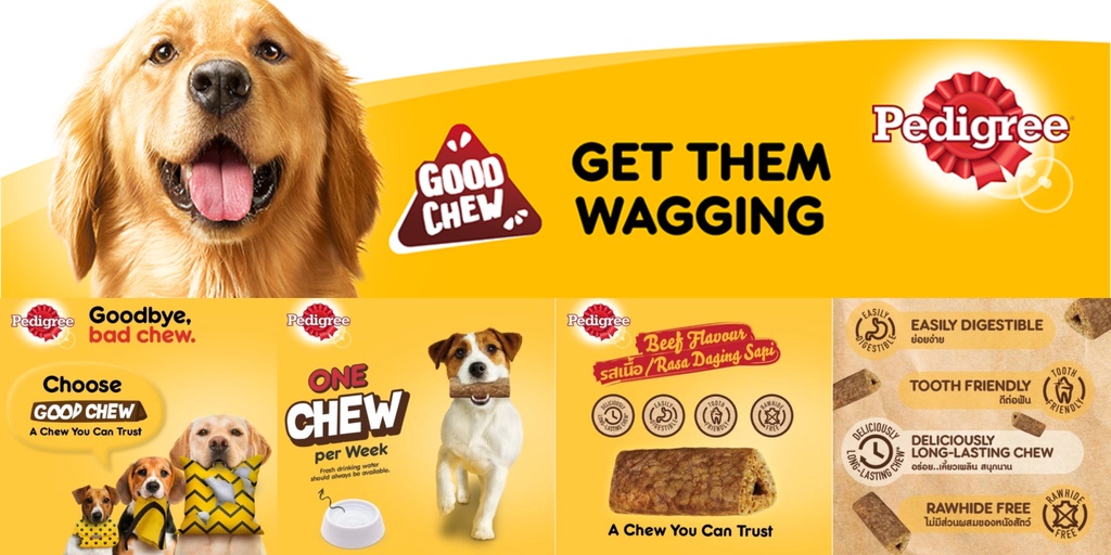 PROMO PEDIGREE Good Chew Dog Treats Beef Flavored For Small/Medium ...