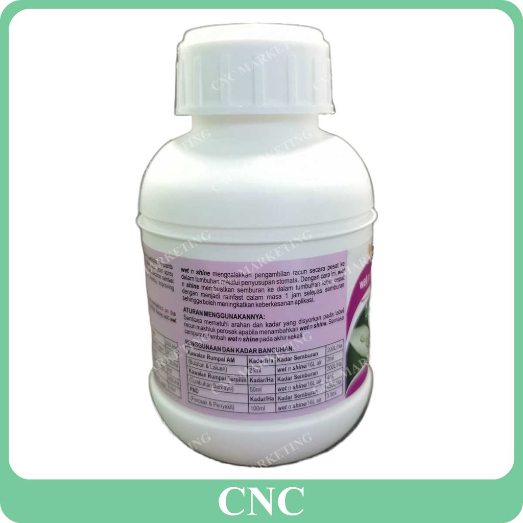 150ML Wet n Shine UPL Adjuvant Gam Pelekat Racun Rainfast | Shopee Malaysia