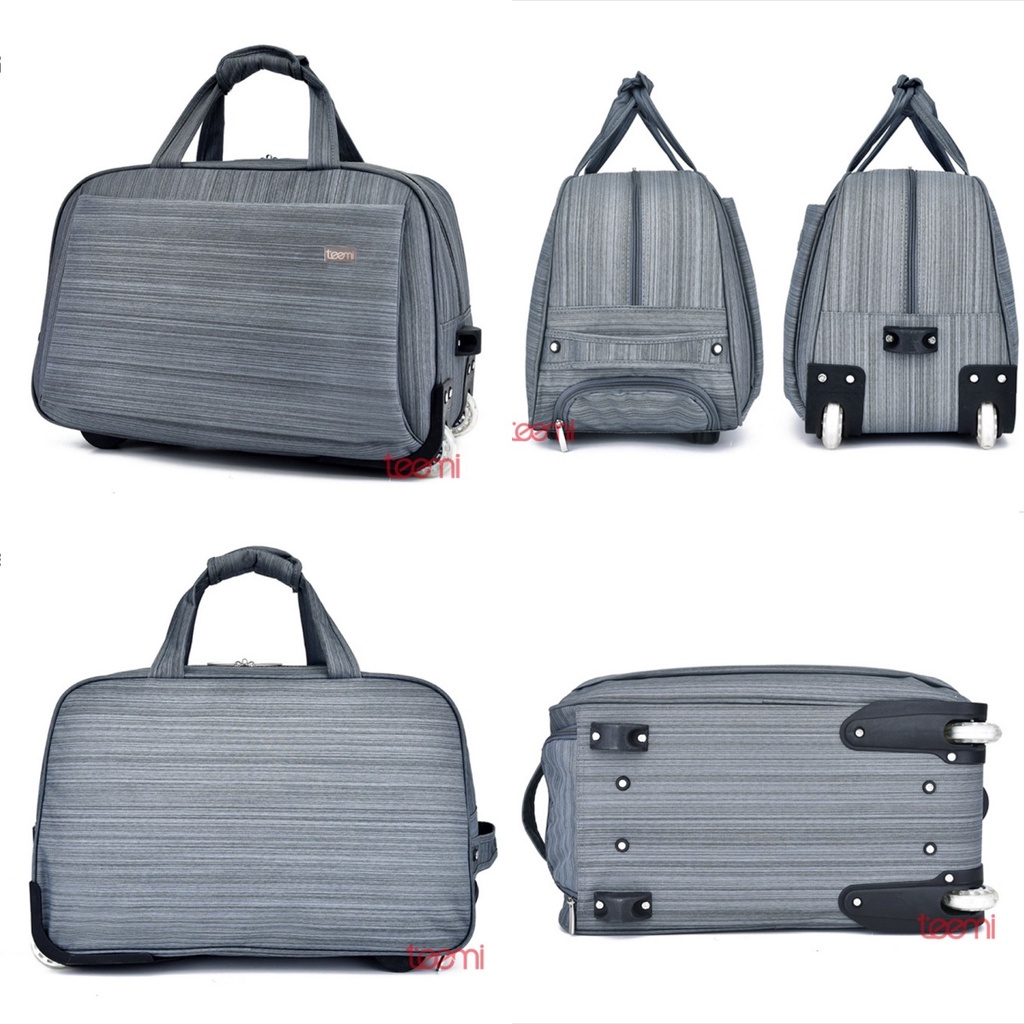 TEEMI Beg Troli Bagasi 24 Inch Trolley Travel Duffel Bag Large Handbag ...