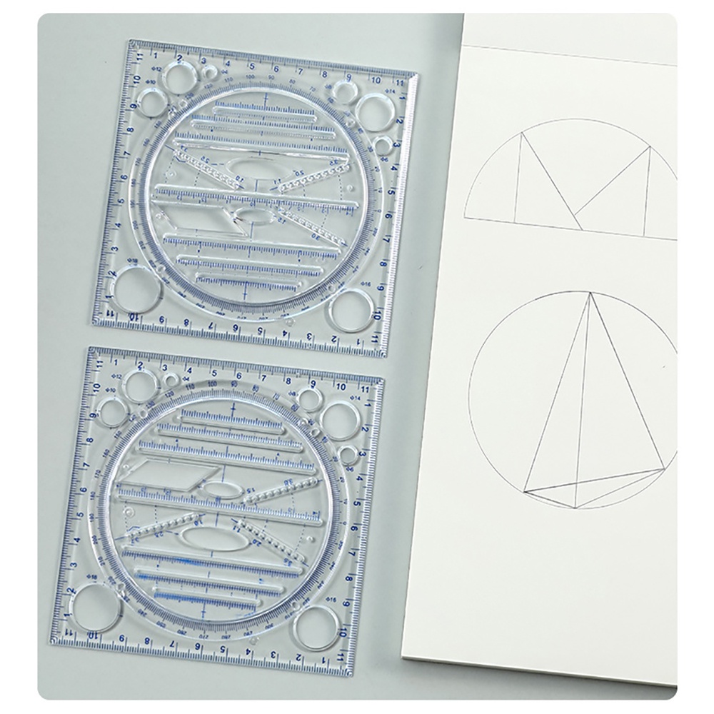 Multifunction Rotatable Drawing Template Art Design Construction ...