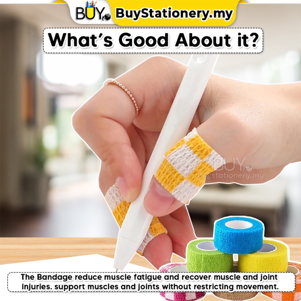 Cute Student Finger Bandage Non Woven Self-Adhesive Elastic Bandage For ...