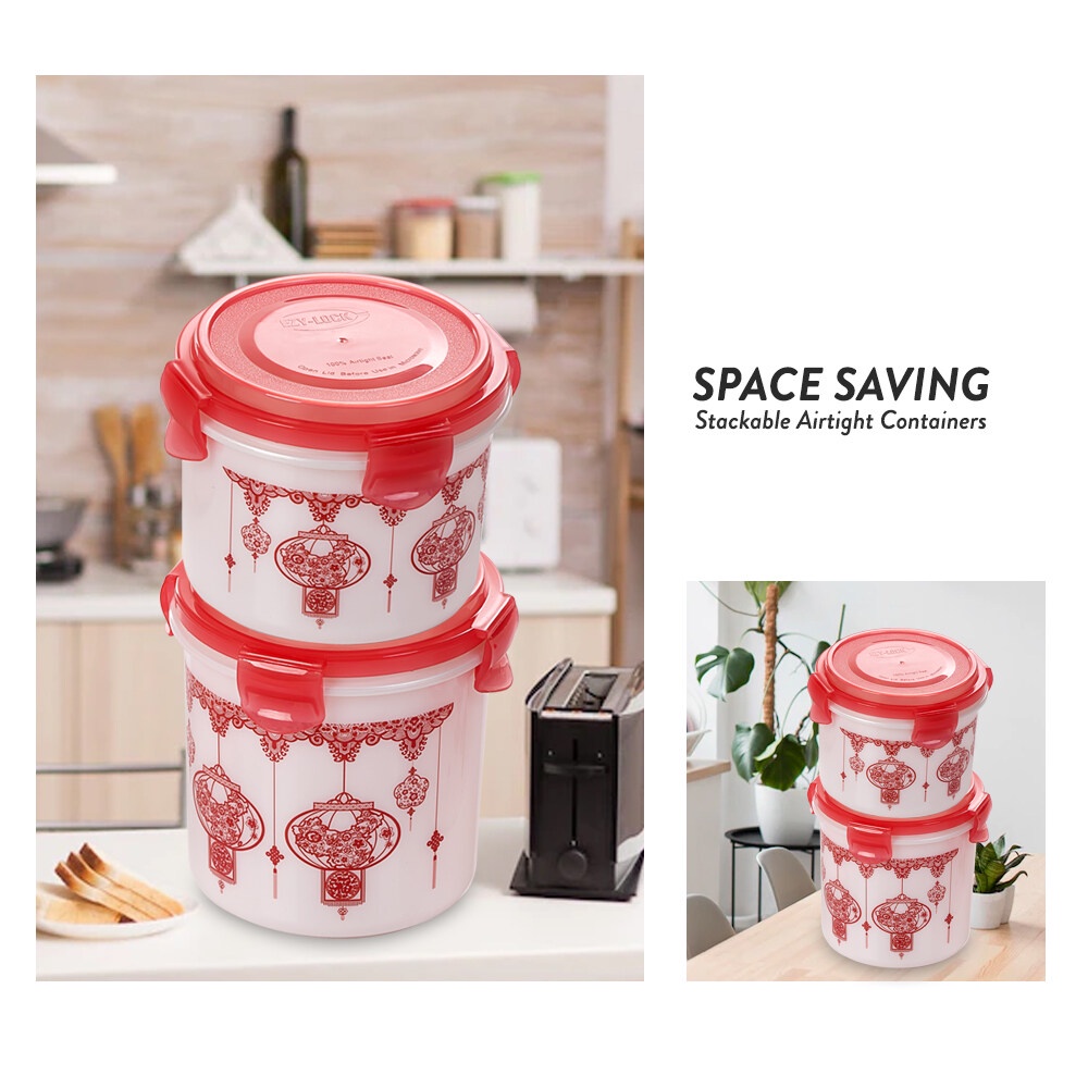 Elianware Special Edition Festival Series Food Container Round Bekas ...