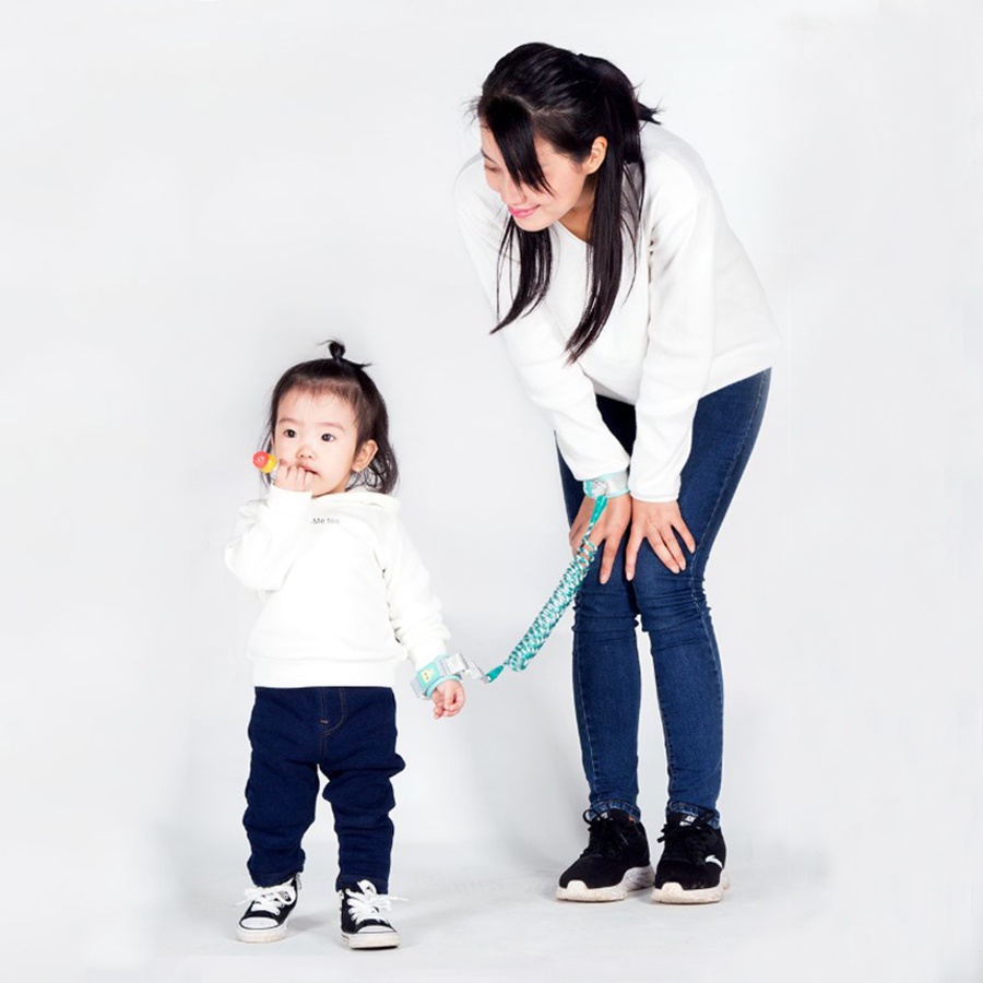 Infant Baby Kids Anti Lost Baby Safety Harness Wrist Band Protection ...