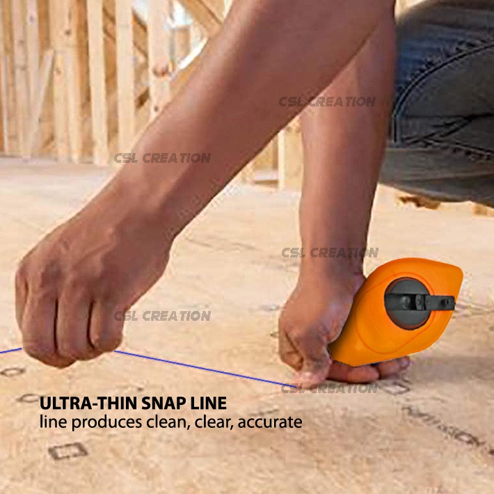 FINDER CHALK LINE REEL SET CHALK LINE MARKER 15M CHALK LINE STRING ...