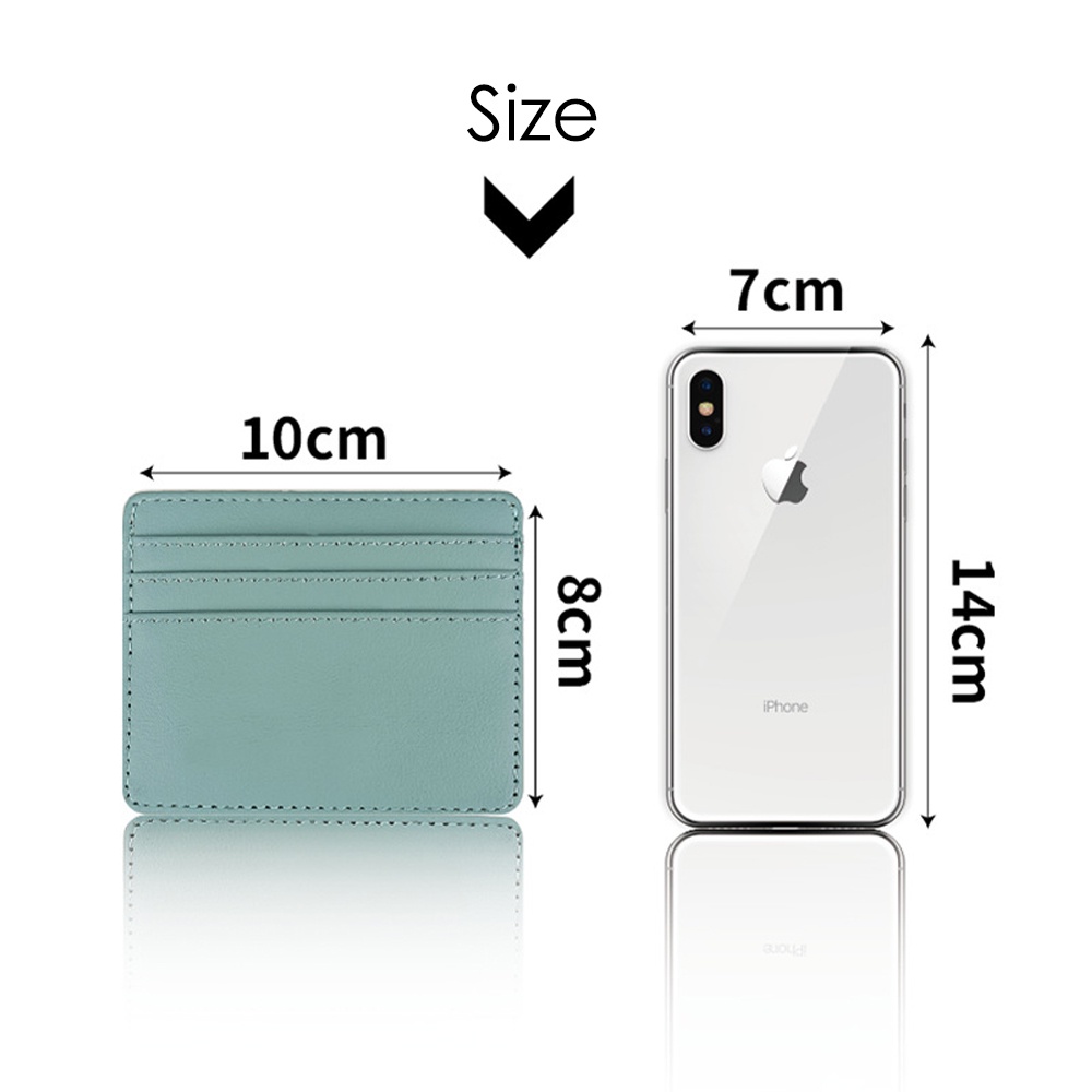 CK Card Holder Wallet RFID Unisex Slim PU Leather Fashion Purse ...