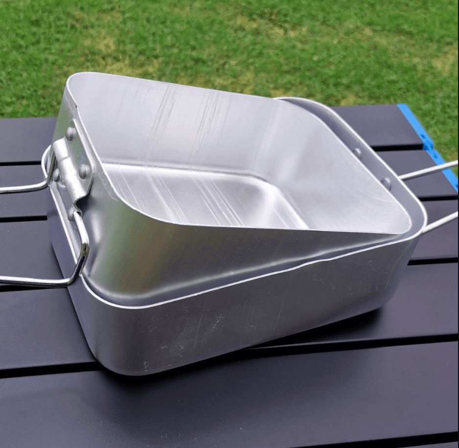UtanKing™ 2 Pcs Camping Aluminium Messtin Mess Tin Cookware Set Memasak ...