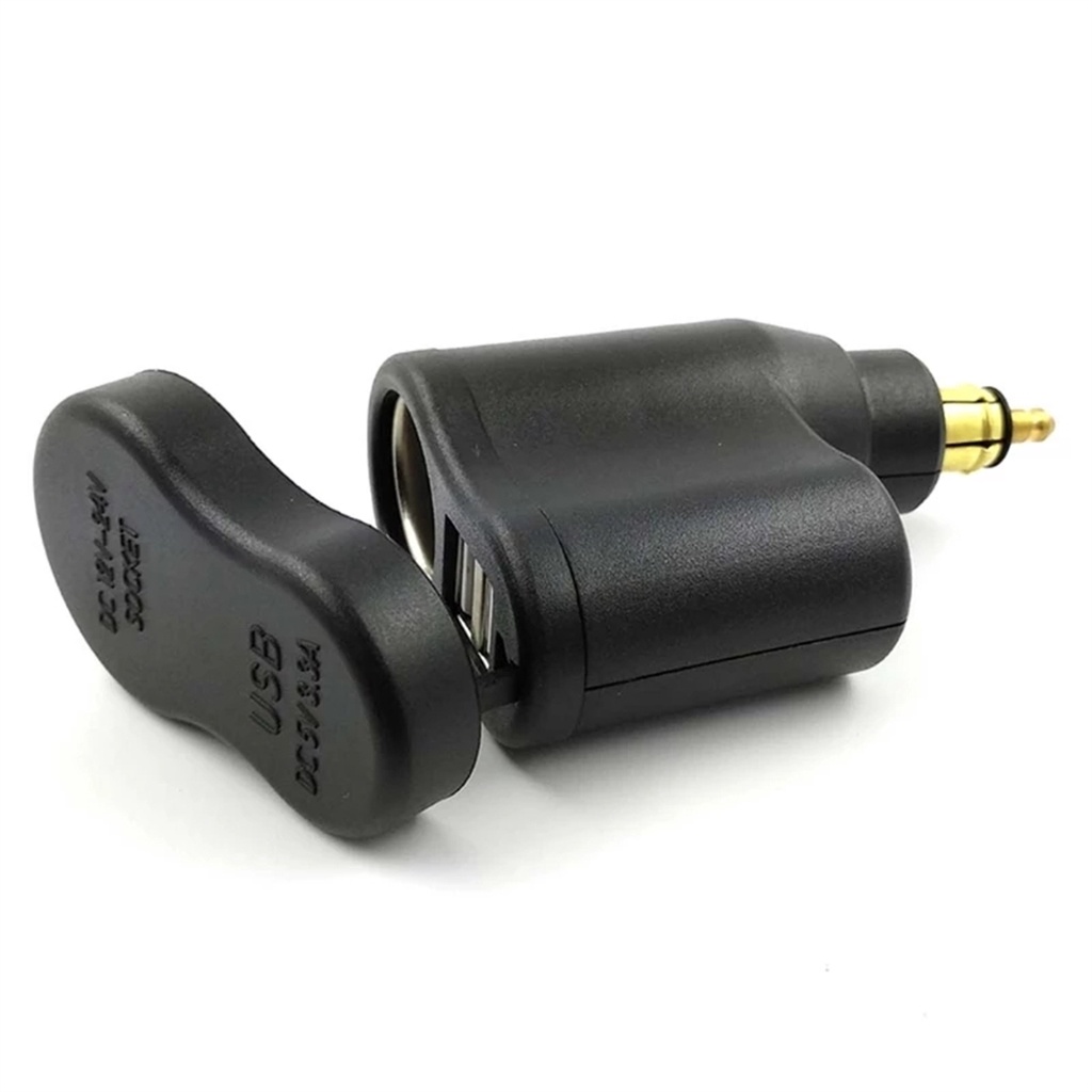 Dual USB Charger Cigarette Lighter Motorcycle Power Adapter for BMW ...
