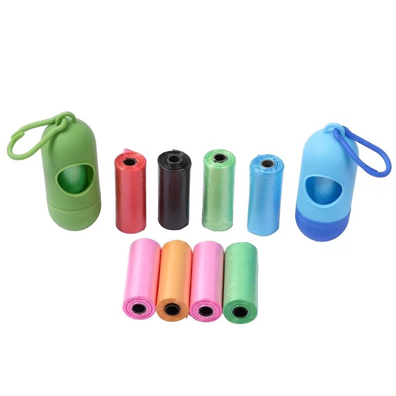 Capsule Rubbish Bag Disposable Dispenser Refill Garbage Portable Poop ...