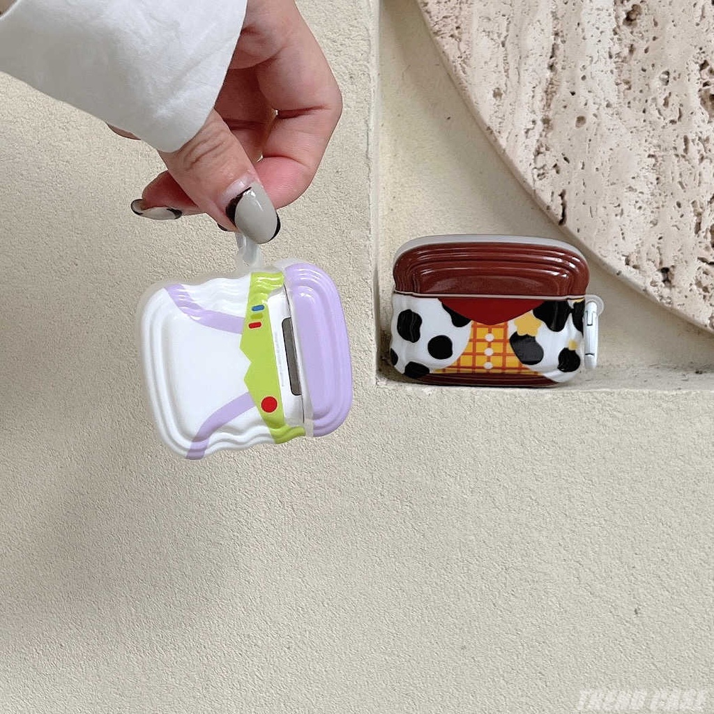 Cartoon Buzz Lightyear wave pattern Headphone Case for AirPods 2 3 Case ...