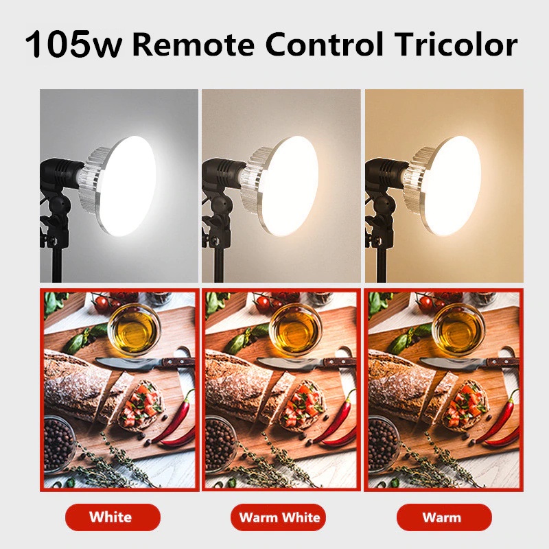 ANDIOS 105W Mentol Cendawan LED Bulb Softbox Lamp Lampu Studio SoftBox ...