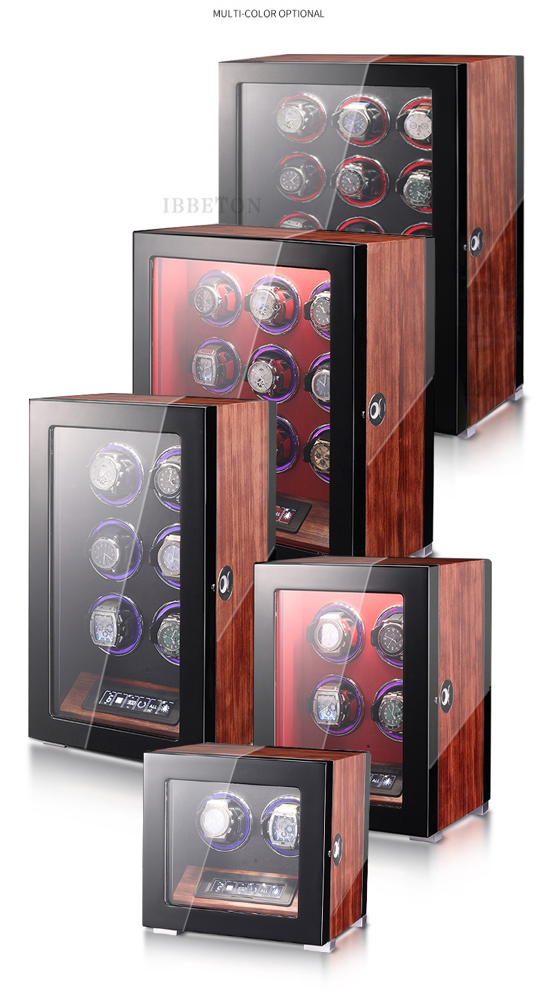 IBBETON Fingerprint Unlock Automatic Watch Winder Top Luxury Brand ...