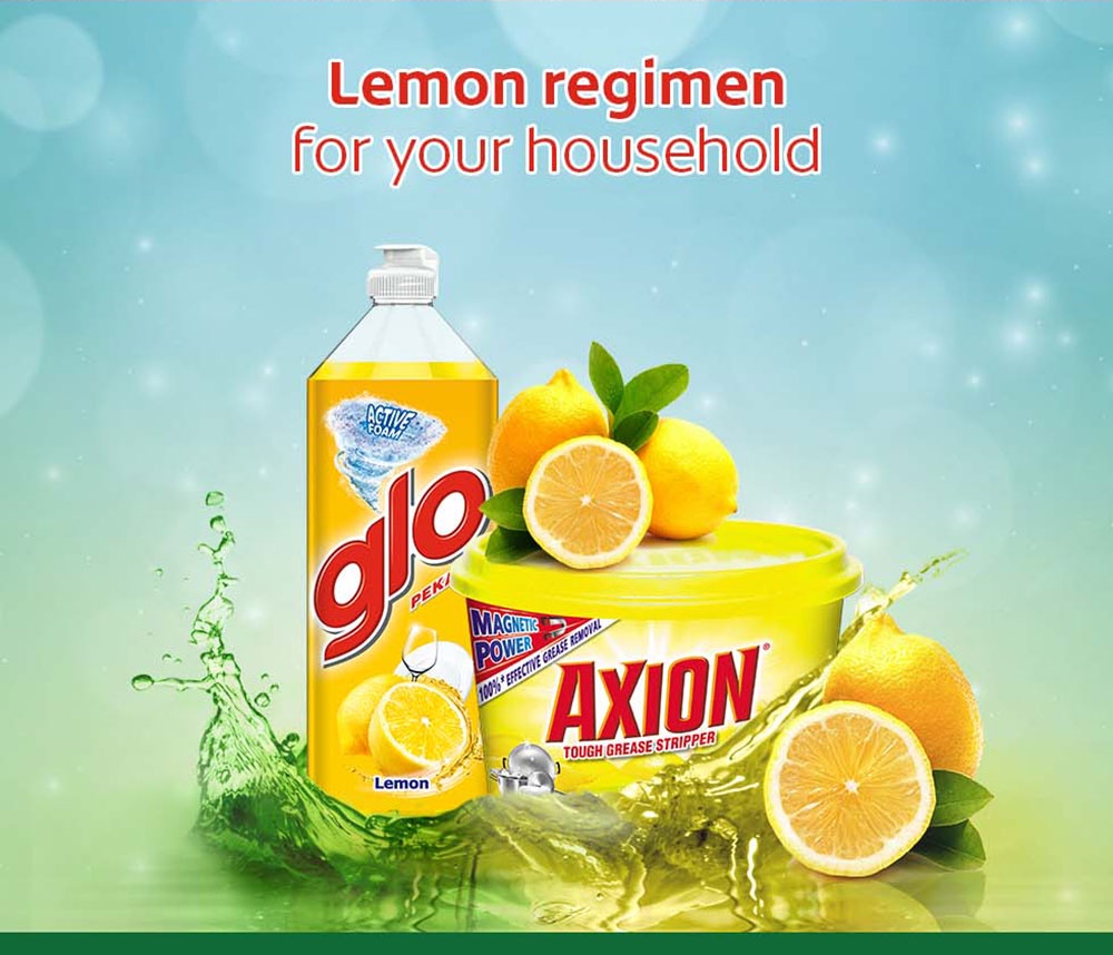 Glo Active Foam Lemon Dishwash Liquid 800ml | Shopee Malaysia