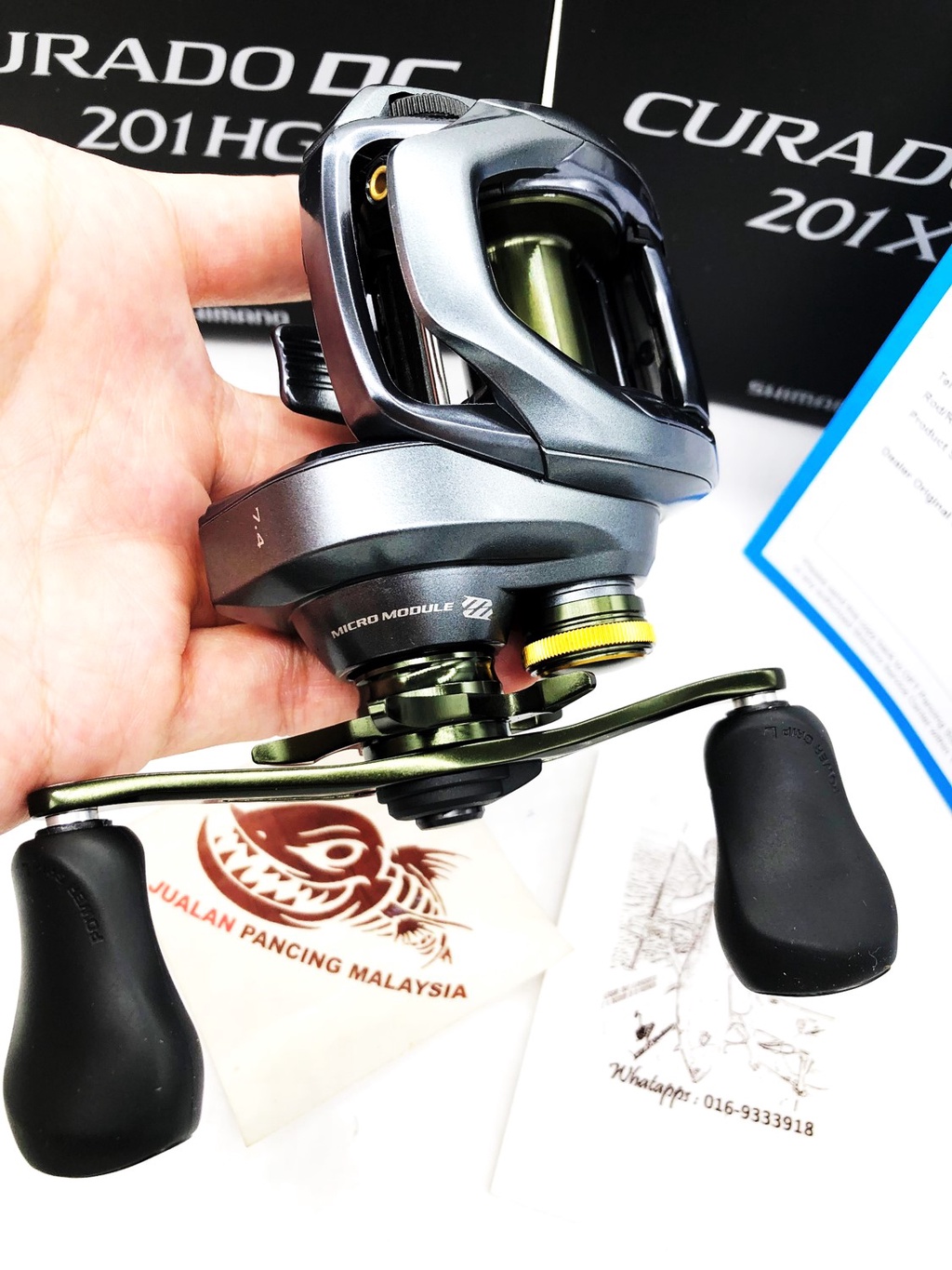 SHIMANO CURADO DC 201 HG/XG BAITCASTING BC REEL ,1 YEAR WARRANTY ...