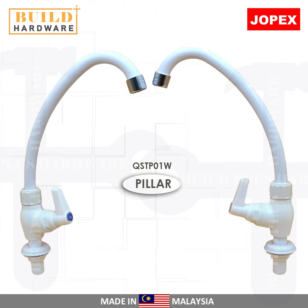 JOPEX/KK Kitchen Sink Water Tap Pillar/Wall Quarter Turn Handle 1/2 ...