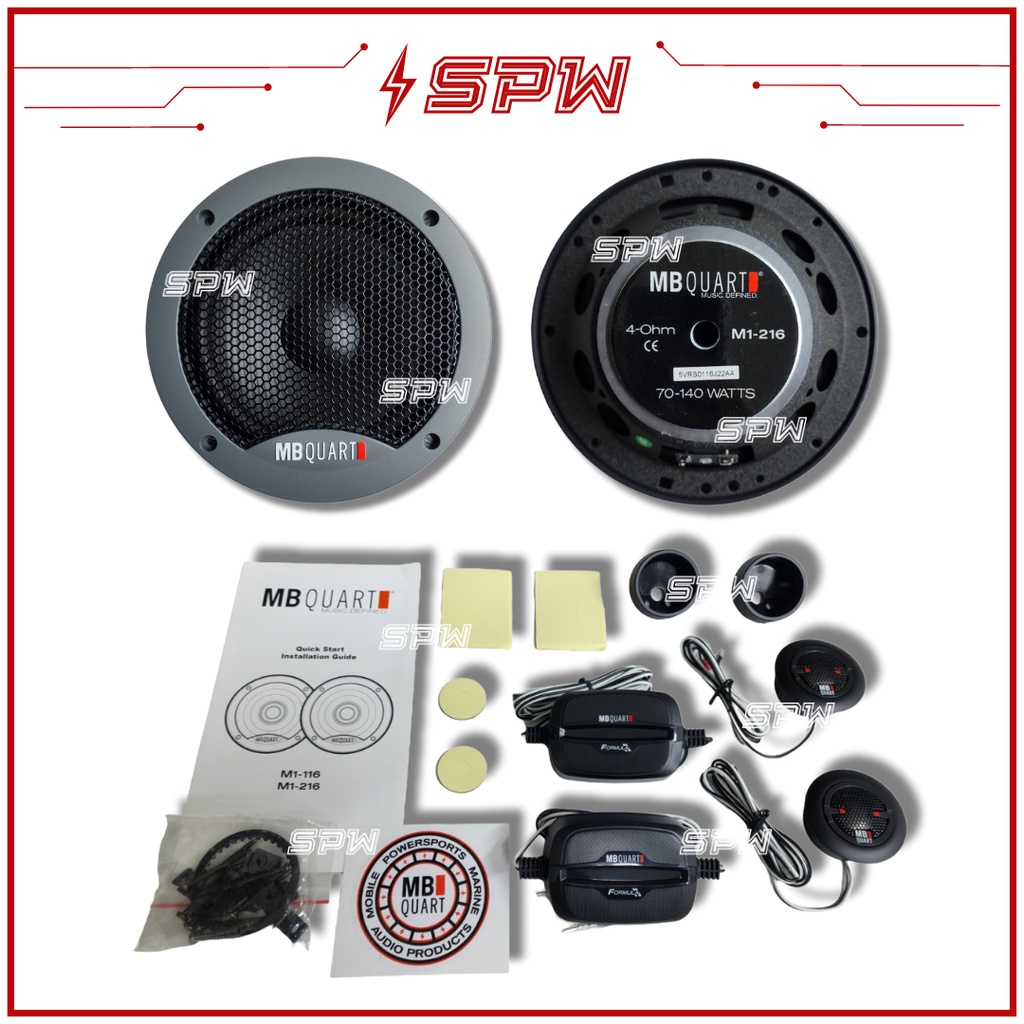 MB QUART Component Speaker System (M1-216) 6.5 inch 70 watt Speakers ...