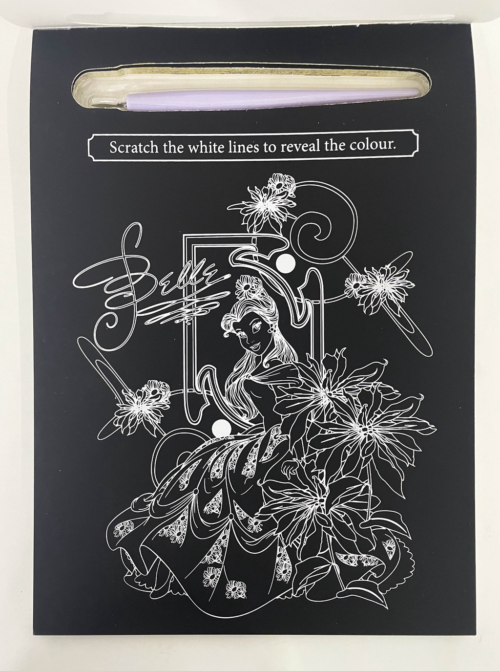 Disney Princess Scratch Art Book For Kids To Have Fun Hours Of Fun with ...