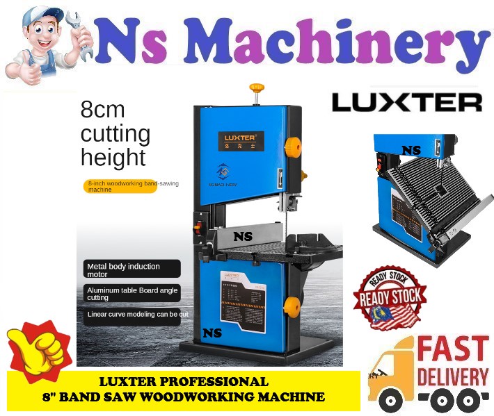 Luxter Professional 8"Band Saw Woodworking Machine 350w/Wood Cutting ...
