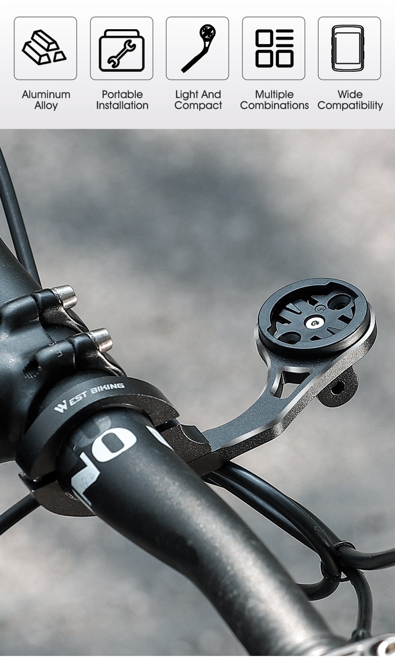 WEST BIKING Bike Speedometer Holder Quick Release Bicycle Computer ...