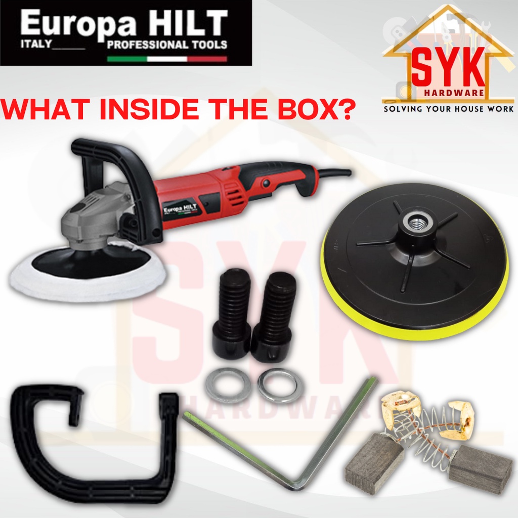 SYK Europa Hilt 7 Inch EPS-5 Rotary Polisher Car Polish Machine ...