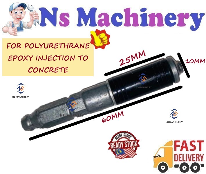 30pcs B6 Metal Packer for PU Foam Injection / Epoxy / Foam Grouting ...