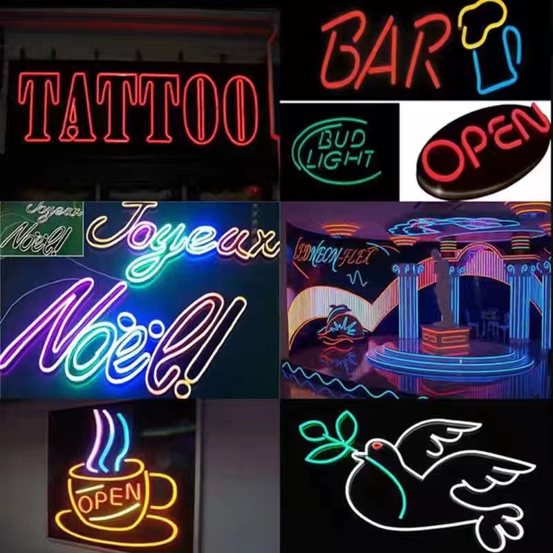 Neon Light Strip 2.3mm Neon Wire With Battery Inverter USB LED Light ...