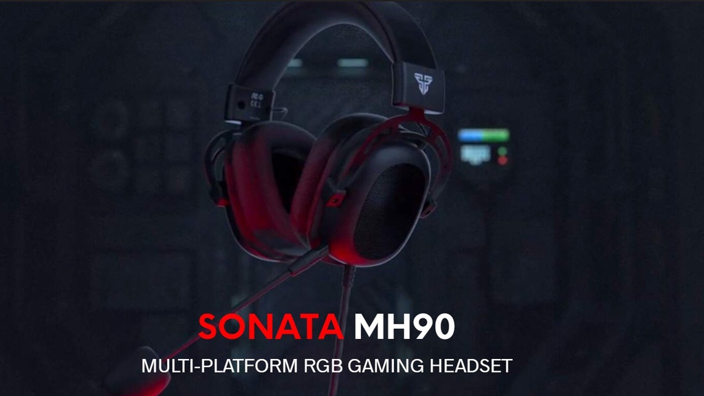 Fantech MH90 SONATA Multi Platform Gaming Headset Laptop PC Mobile Microphone Over Ear ...