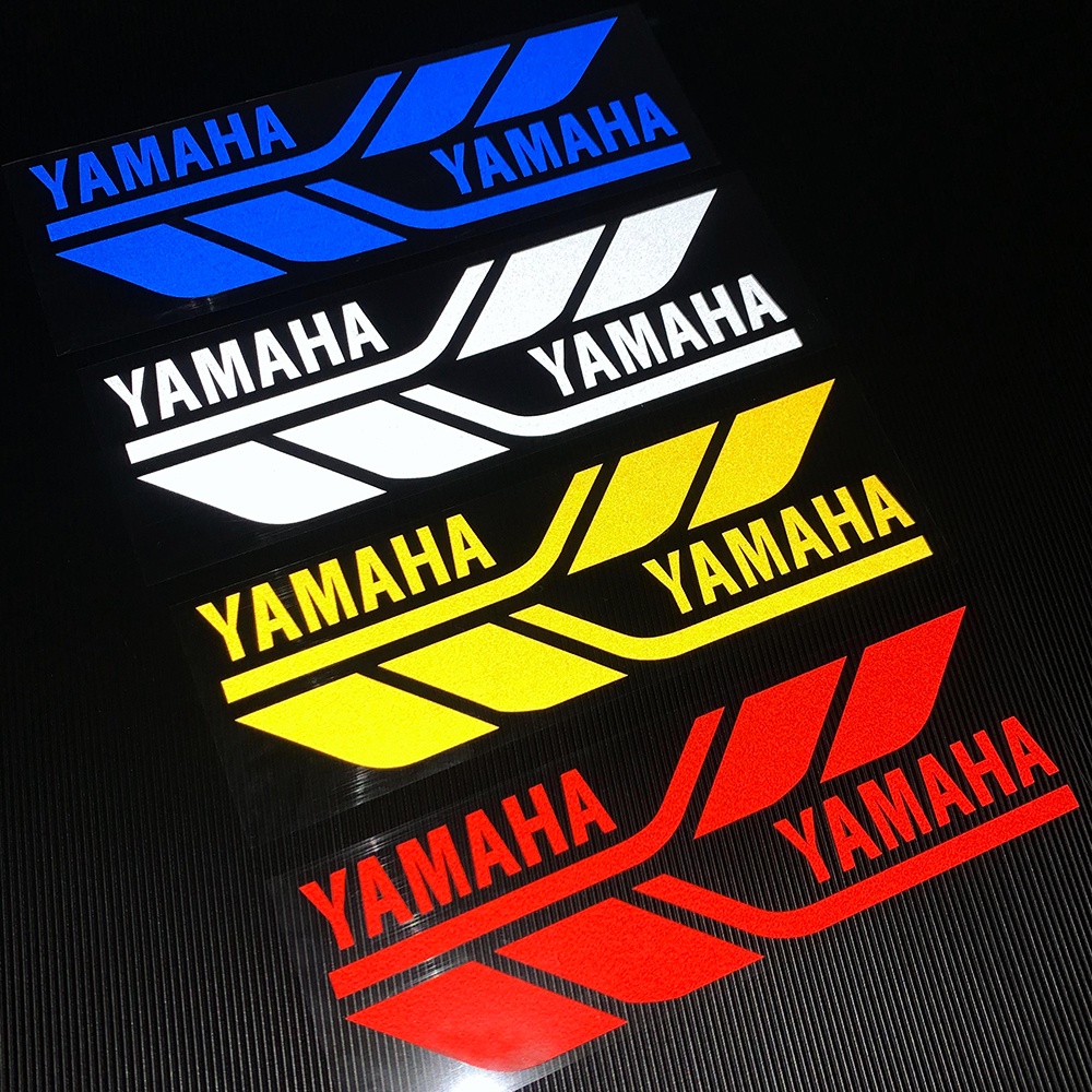 Yamaha Logo Motorcycle Sticker Reflective Motorbike Trunk Body Decals ...